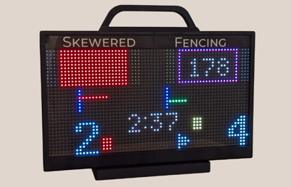 Skewered Fencing: Scoring Box